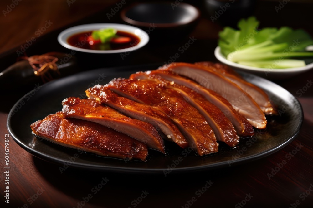 Generative AI Peking Roast Duck Peking duck is a dish from Beijing Food ...