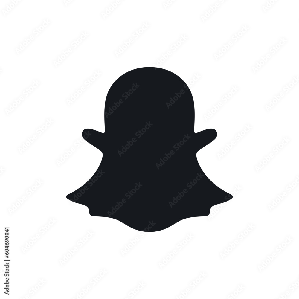 snapchat logo. snapchat icon , social media icons. social media and ...