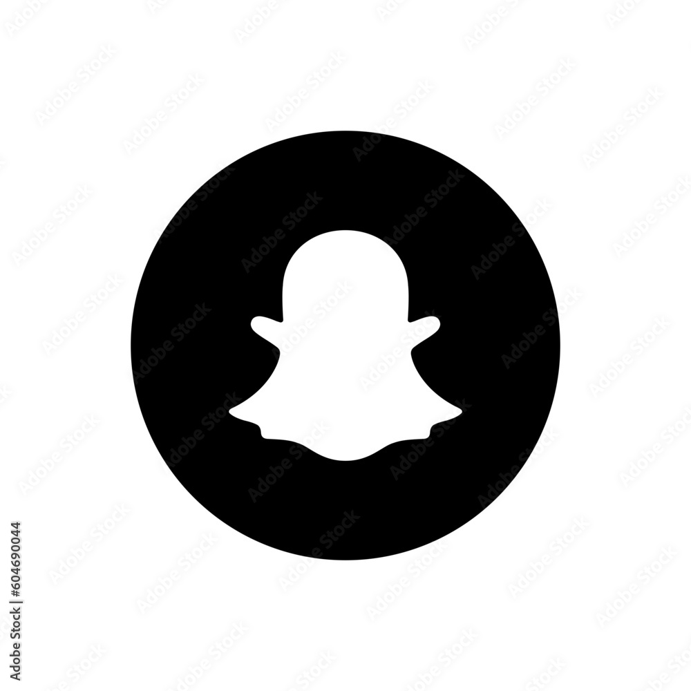 snapchat logo. snapchat icon , social media icons. social media and ...