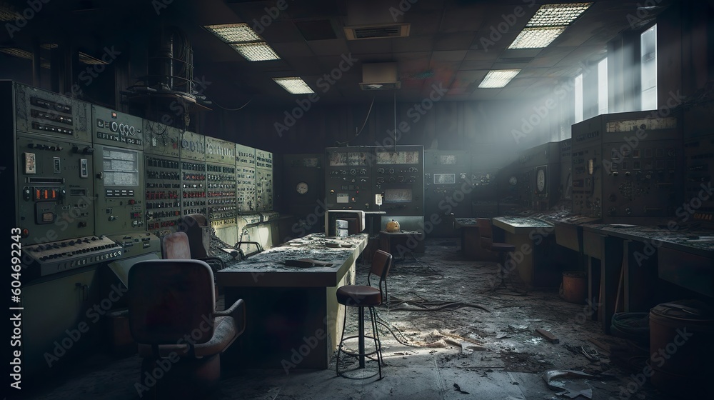 Document the eerie aftermath of a nuclear disaster (Lost Place) Stock ...