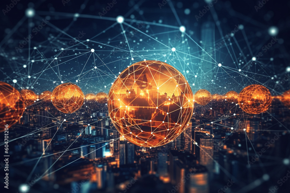 The Power of Connectivity. Concept of connectivity, where diverse ...