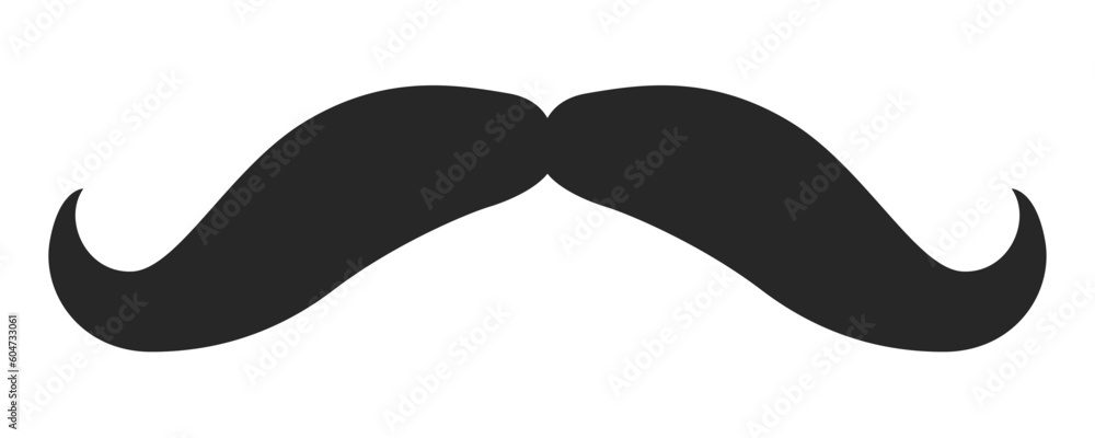 Gunslinger moustache Beard style men illustration Facial hair mustache ...