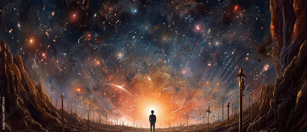 Essence of cosmic creation, birth of stars at the heart of colliding ...