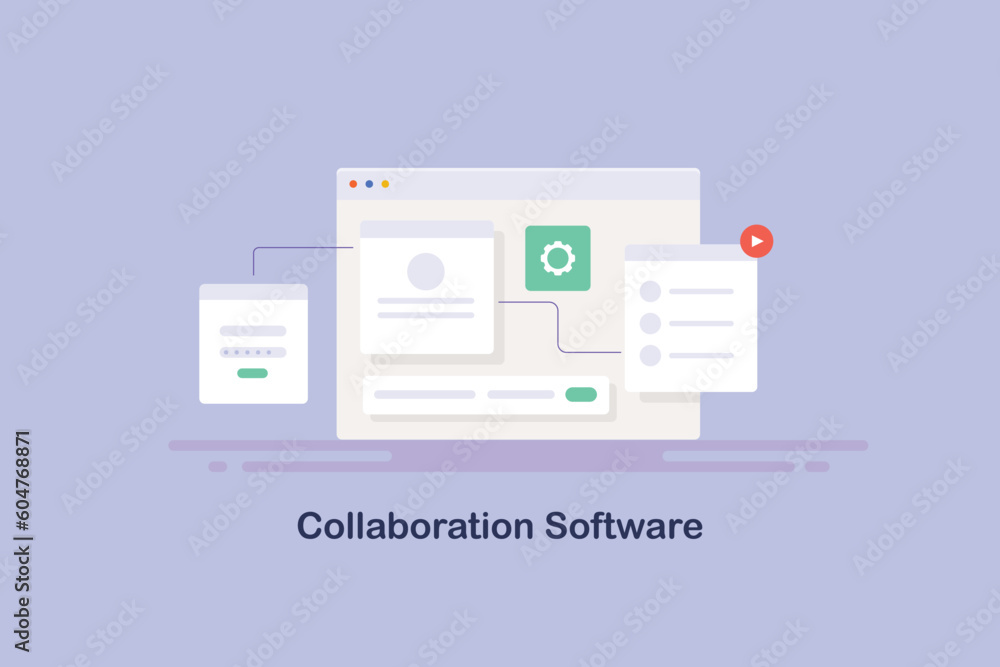 Project management software user interface team collaboration, organise ...