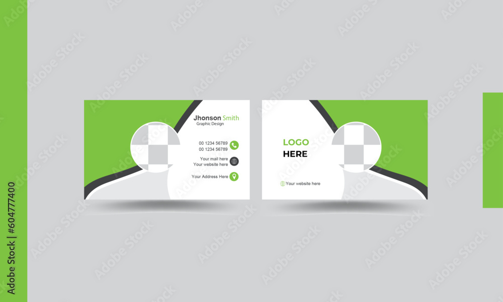 business card design and creative modren neme card .double side ...