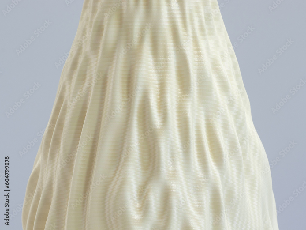 3D printed object with organic surface texture and smooth layer lines ...