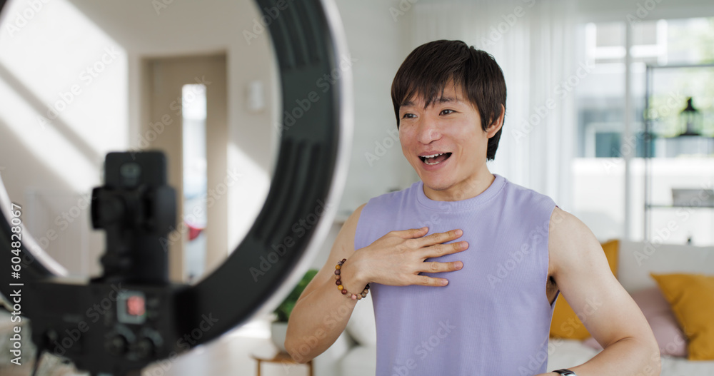 LGBT gay man influencer youtuber fun joy talk show share on tiktok IG ...