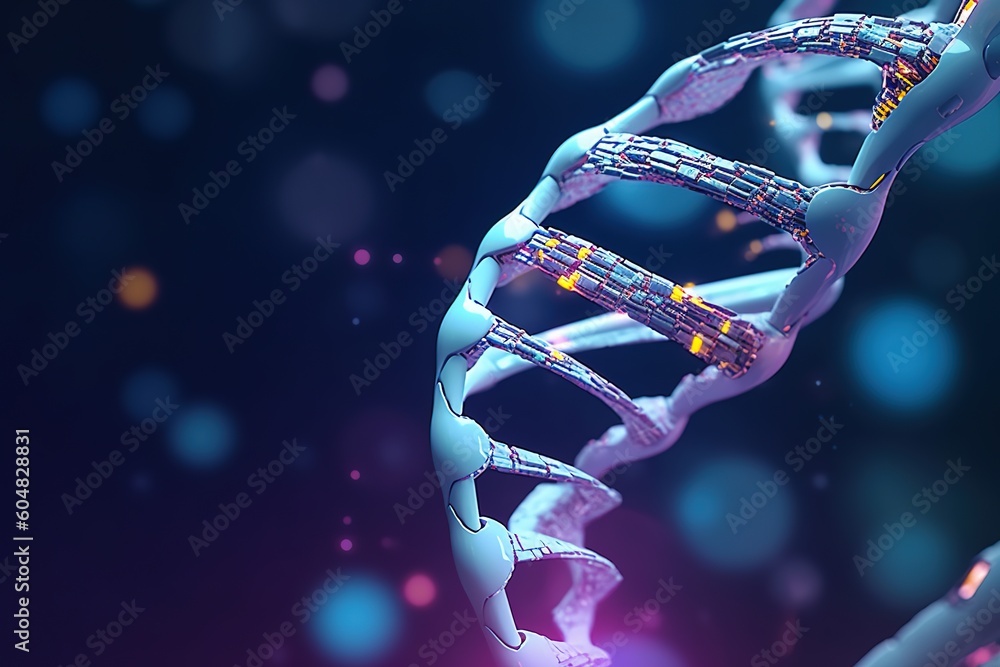 Anatomy model in dna. Dna gene editing technology biotech genetic ...