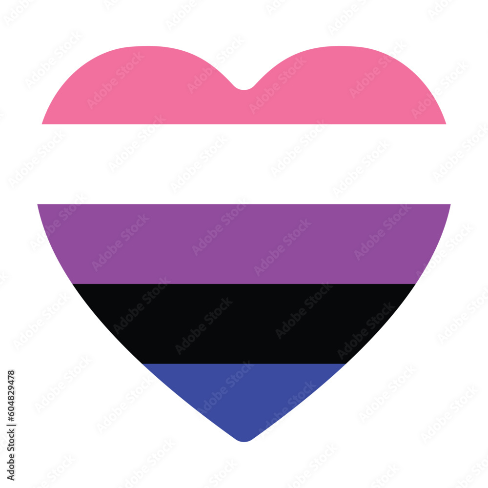 Genderfluid Pride Flag Lgbt Pride Flag Stock Vector Adobe Stock