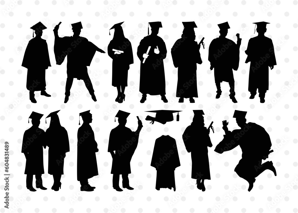 Graduate SVG Cut Files | Graduate Silhouette | Graduation Svg ...