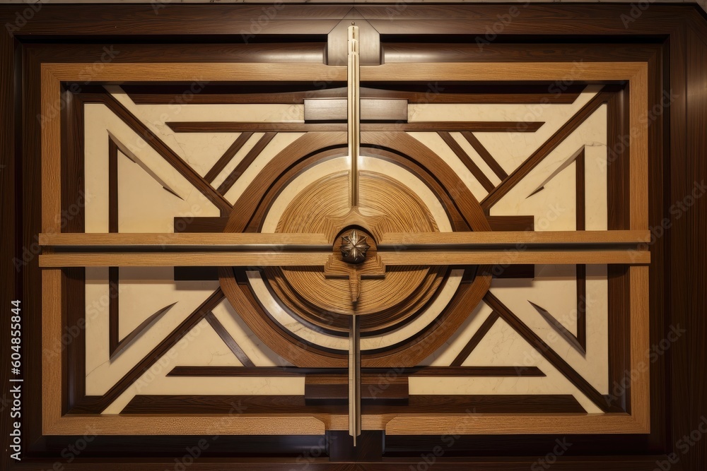 symmetrical design with asymmetrical elements, creating a sense of ...