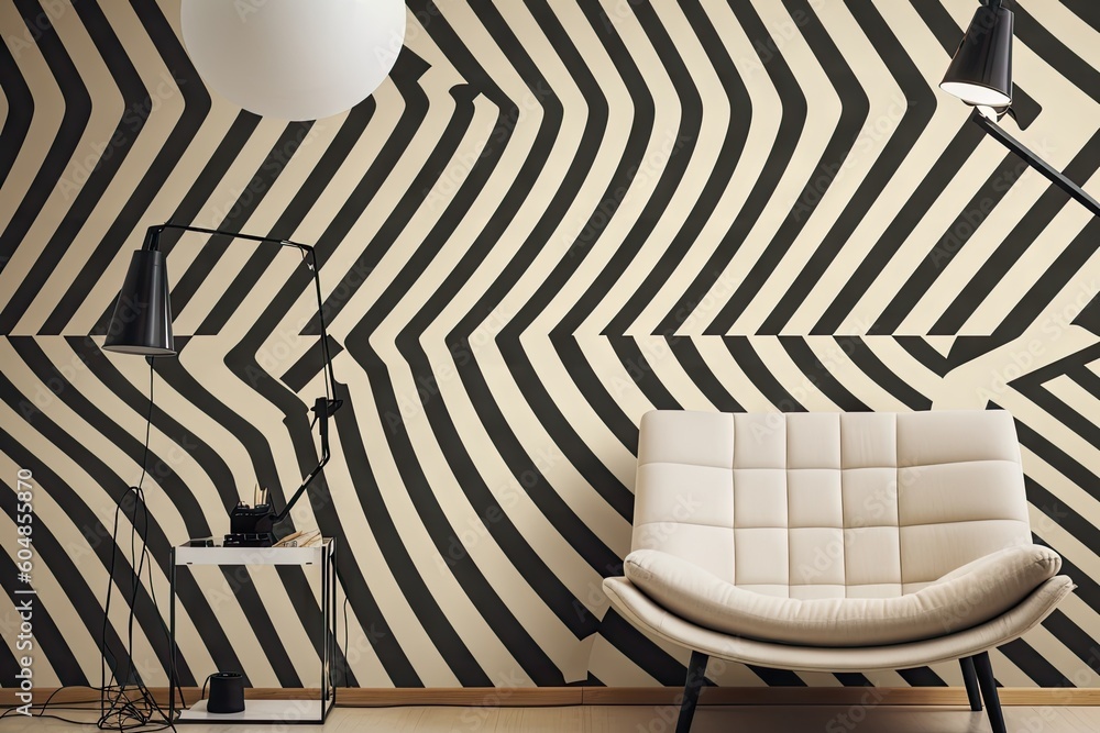 diagonal lines create a dynamic and visually interesting design in this ...