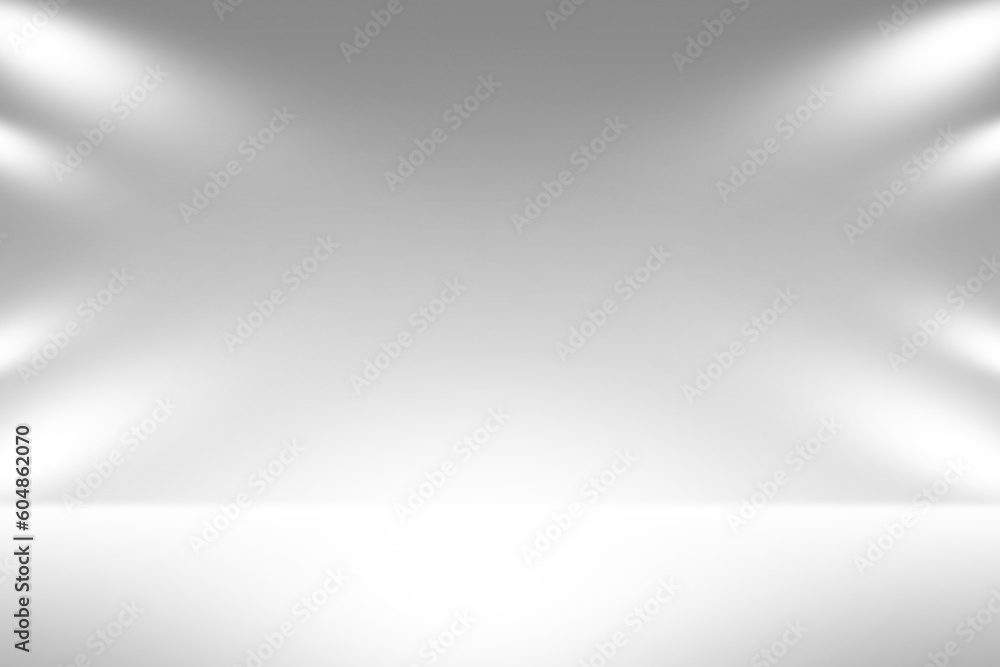 Background with projector light effect for product display. Vector ...