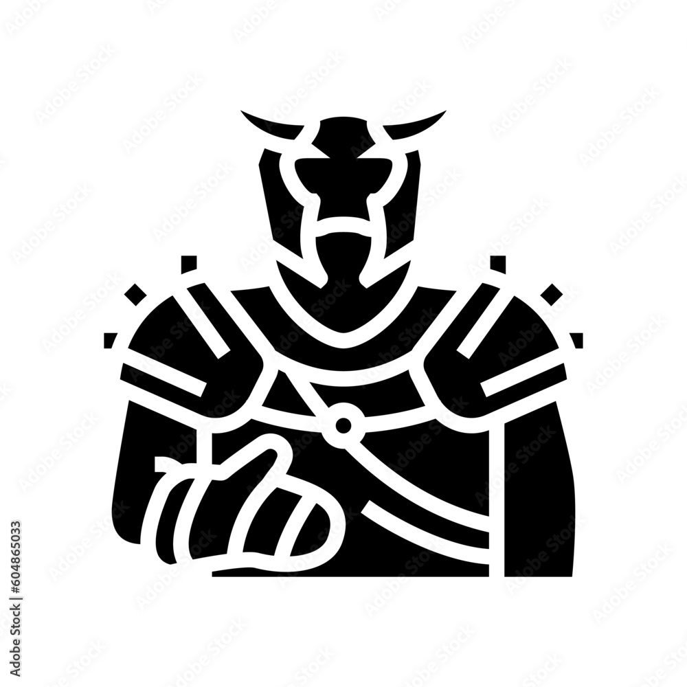 Vecteur Stock tartarus greek god ancient glyph icon vector. tartarus ...