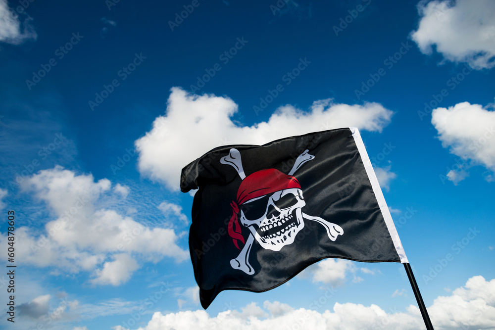 Pirate Flag Waving