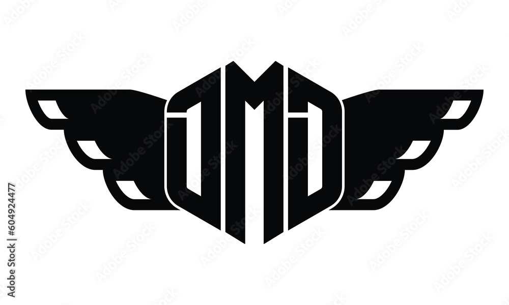 DMD three letter iconic logo design vector template. isolated, elegant ...