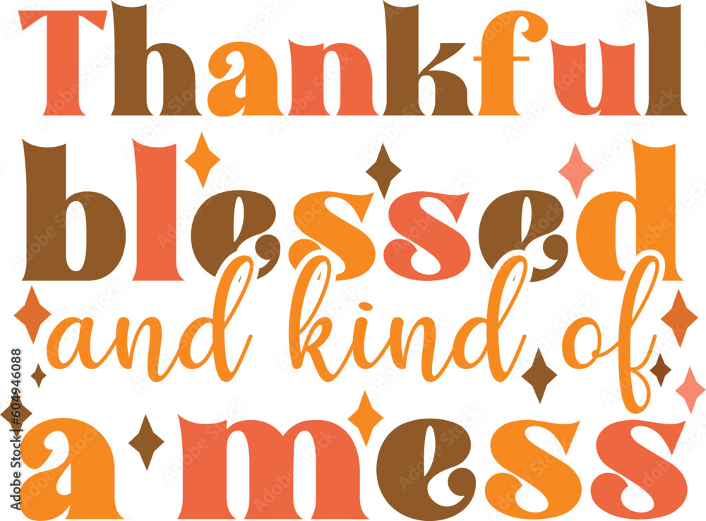 Thanksgiving Sublimation Graphics Design Bundle on White Background ...