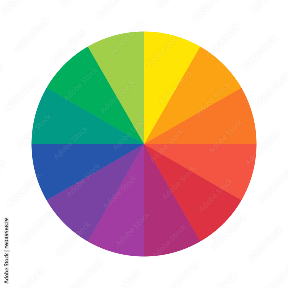 Color Scheme / Color Triangle / Color Scheme / Color Palette Stock ...
