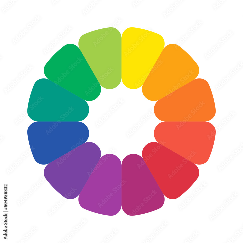 Color Scheme / Color Triangle / Color Scheme / Color Palette Stock ...