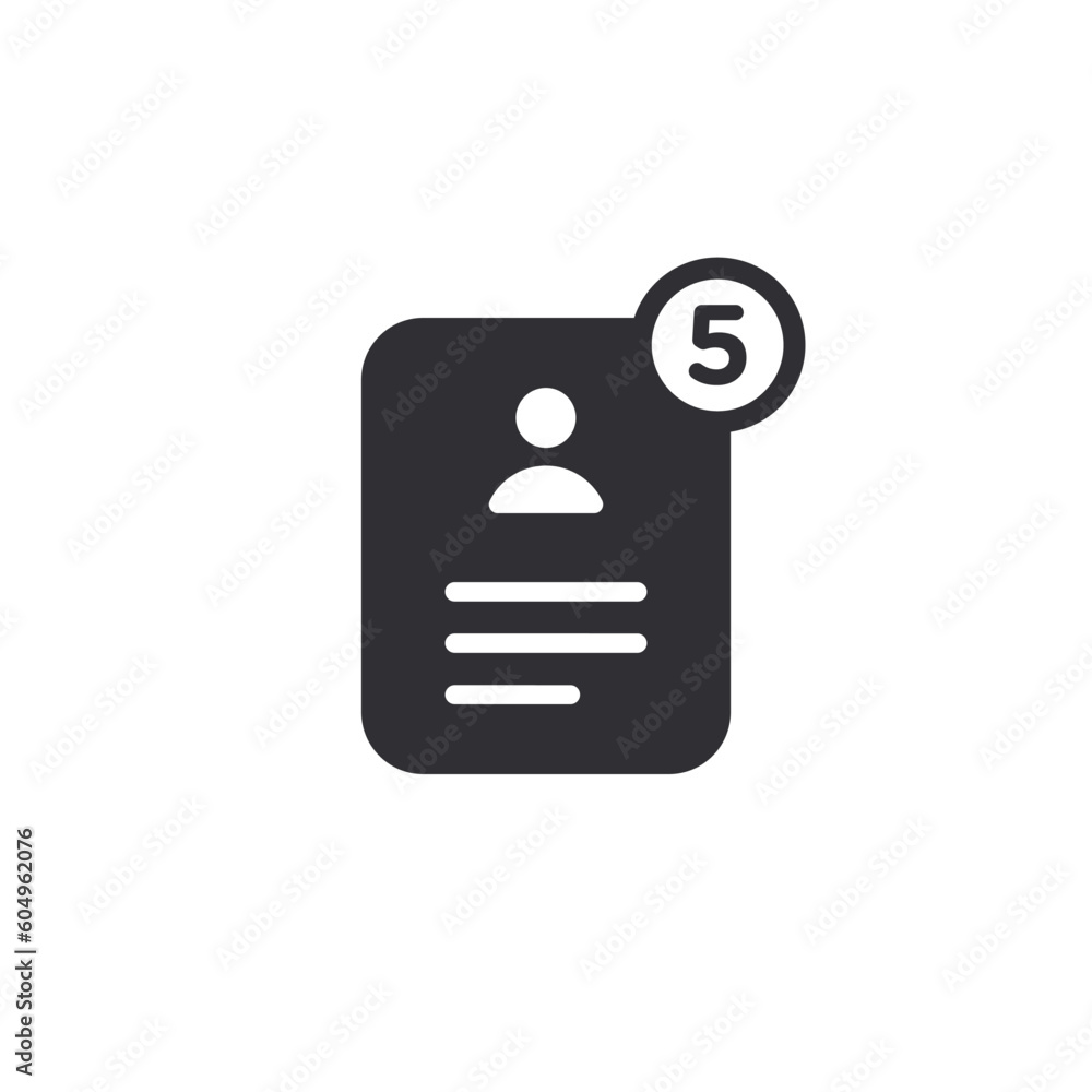 Passport icon. Profile icon. Id card. Identification card icon. Avatar ...