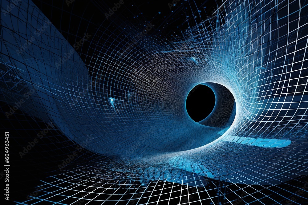 Tunnel or wormhole, tunnel that can connect one universe with another ...