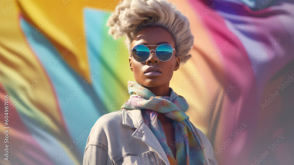fashion woman colorful, the bold eclectic fashion styles of the Y2K era ...