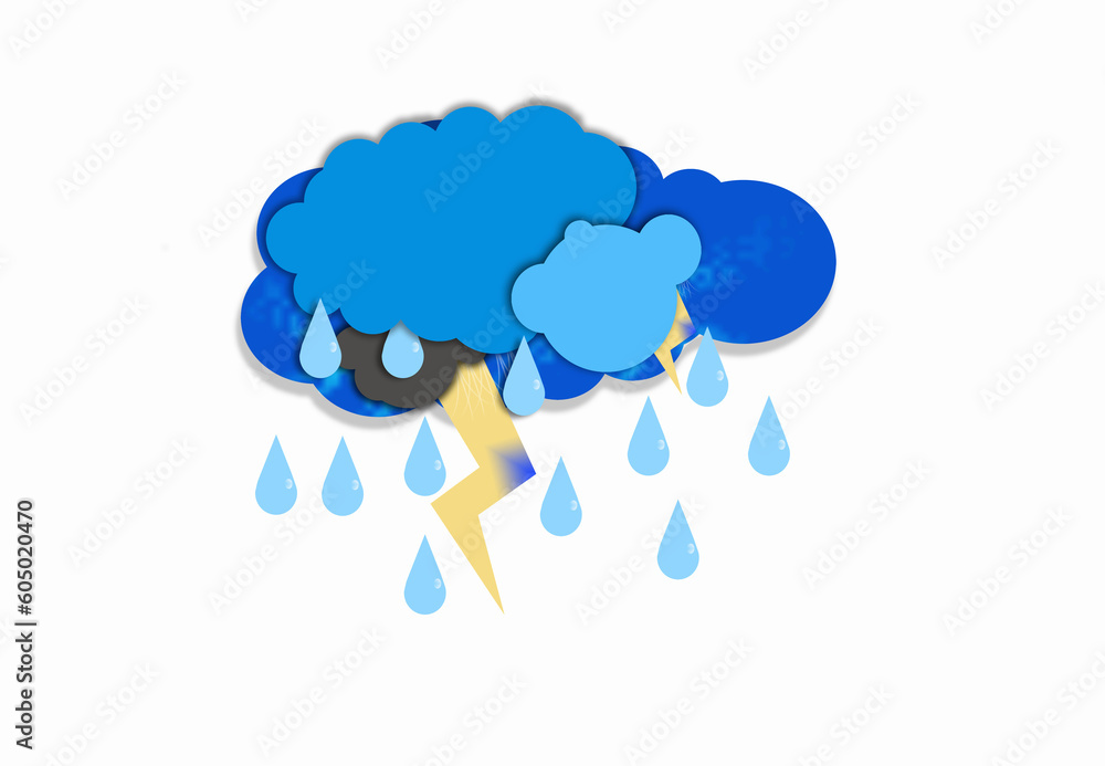 Daily Weather icons png works Stock Illustration | Adobe Stock