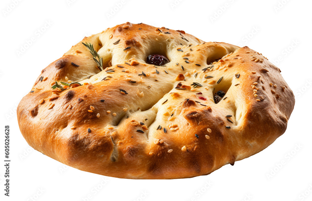 Fougasse monegasque on transparent background. Generative AI. Stock ...