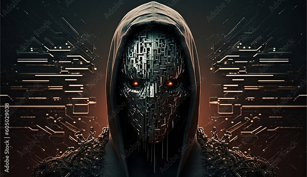Cyberpunk, in the style of Igor Morski, rendered in cinema4d, heavy ...