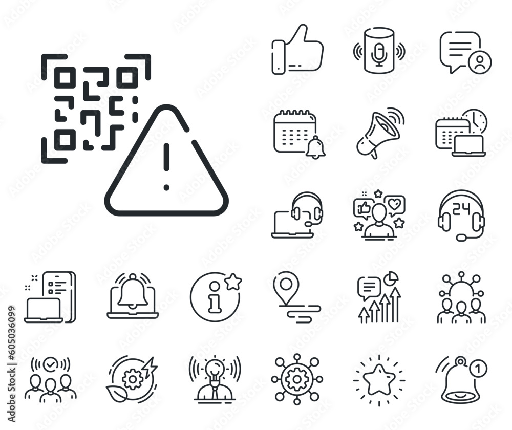 Scan barcode sign. Place location, technology and smart speaker outline ... Scan barcode sign. Place location, technology and smart speaker outline ...