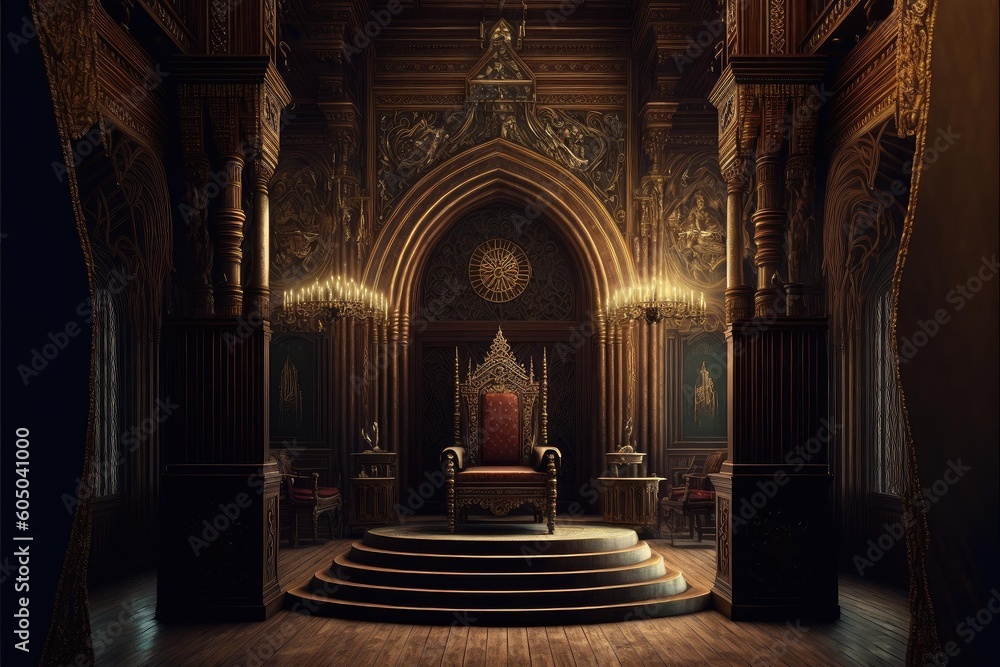 Medieval Castle Throne Room
