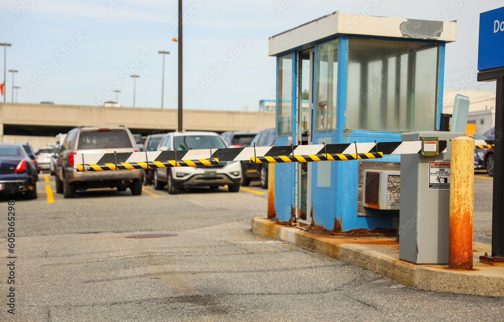 Parking lot gate: a symbol of access control, security, order, and the ...