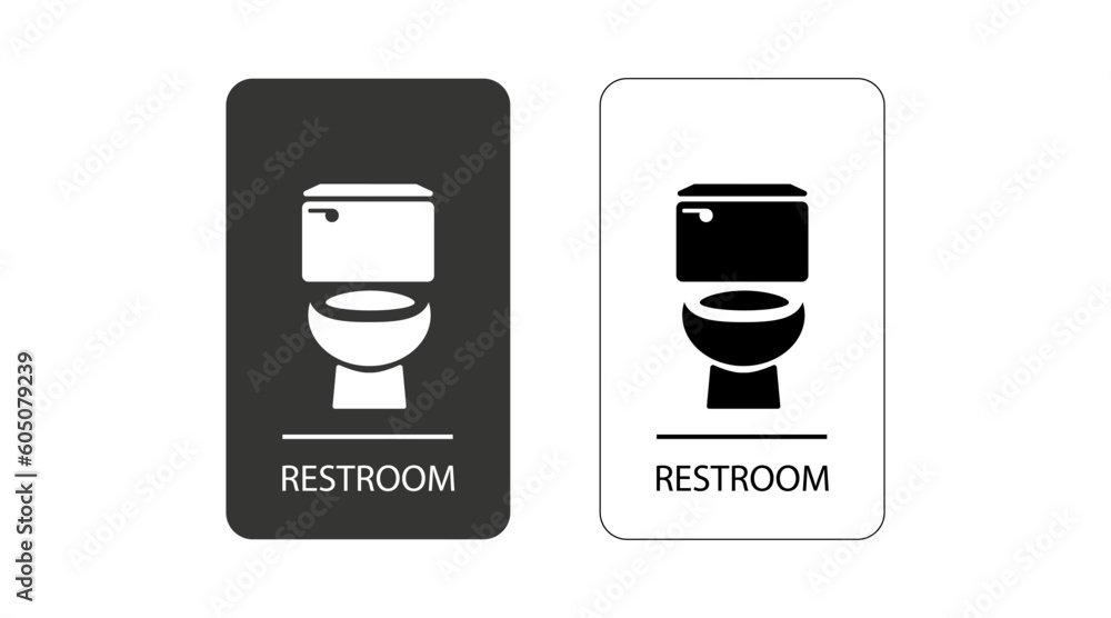 Vetor de WC Symbole, signs, icons, sanitär, piktogramm do Stock | Adobe ...