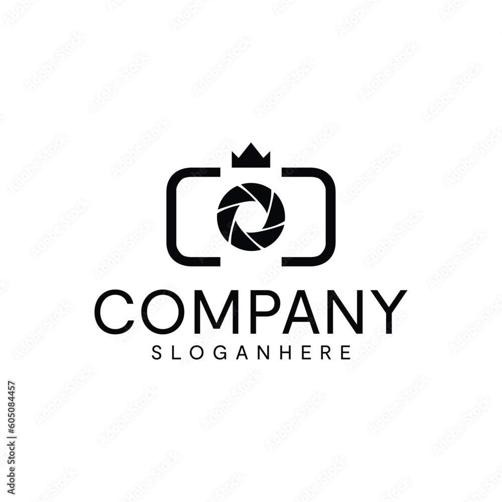 design a clever and minimalist monogram C with a camera logo suitable ...