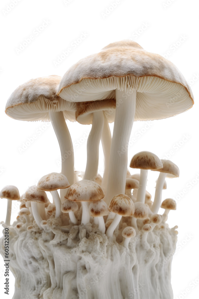 Culinary mushrooms, medicinal qualities, Food-themed, photorealistic ...