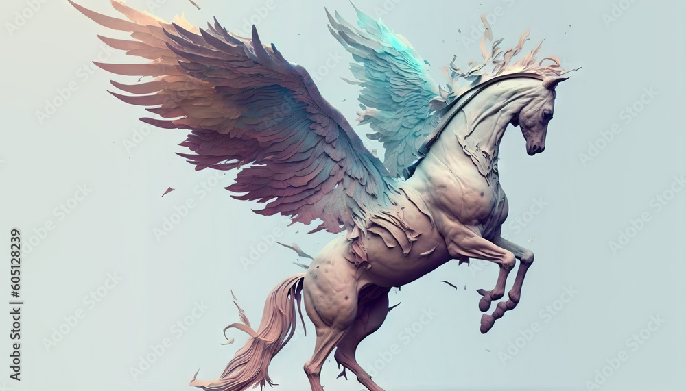 Pegasus animal abstract stallion wallpaper. Contrast background ...