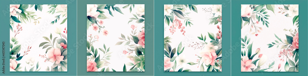 Beautifully designed floral pattern of pink blush and sage Perfect for ...