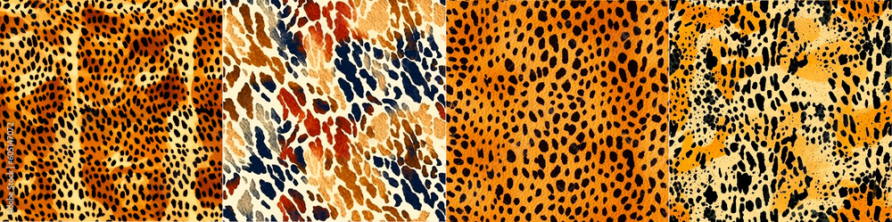 Cool and trendy vintage animal skin pattern Seamless design perfect for ...