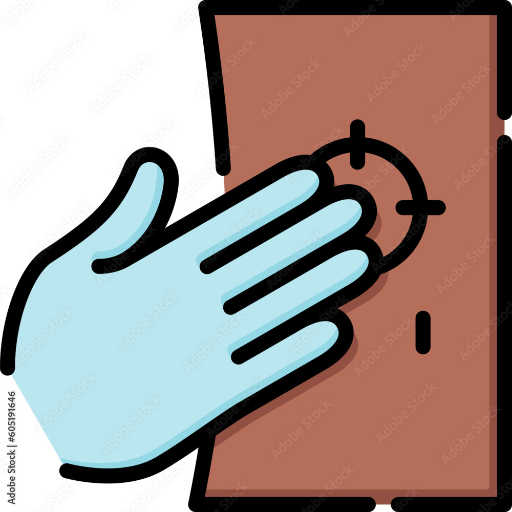 Abdominal Palpation Icon. Abdominal Palpation Vector illustration ...