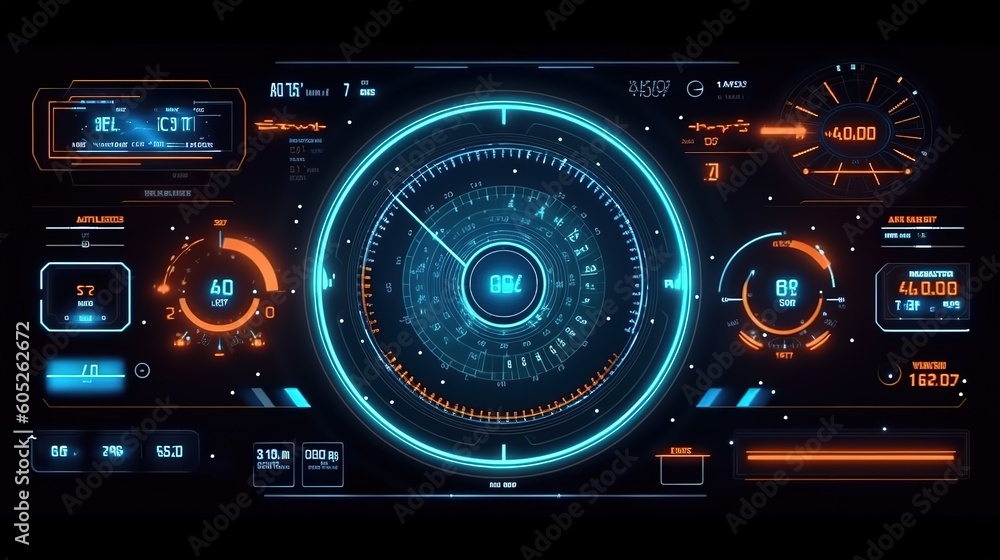 ภาพประกอบสต็อก HUD Elements Pack. Hud,GUI for game background design ...