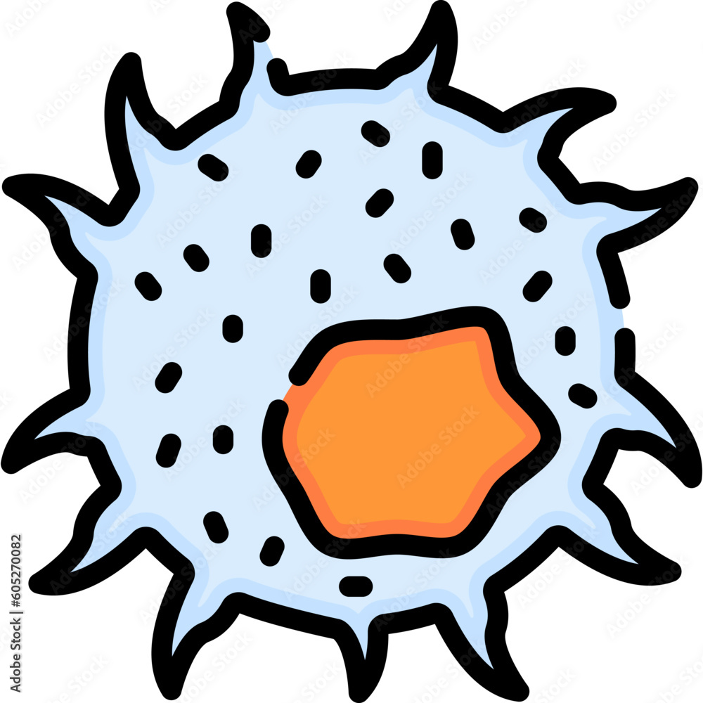 Nk Cell Icon. Nk Cell Vector illustration isolated on transparent ...
