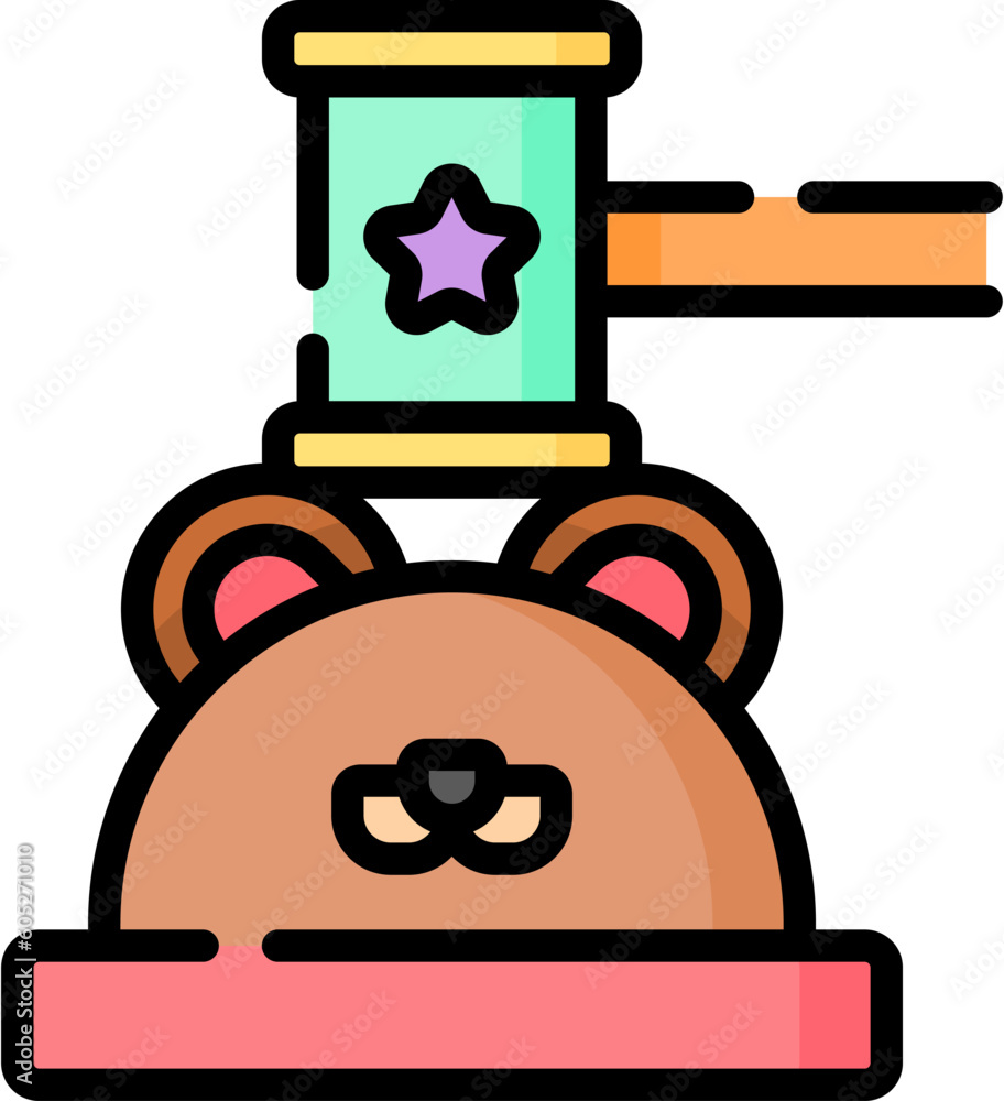 Whack A Mole Icon. Whack A Mole Vector illustration isolated on ...
