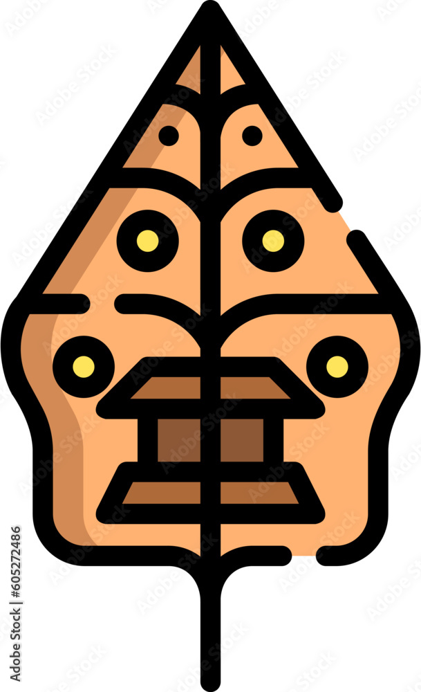 Gunungan Icon. Gunungan Vector illustration isolated on transparent ...