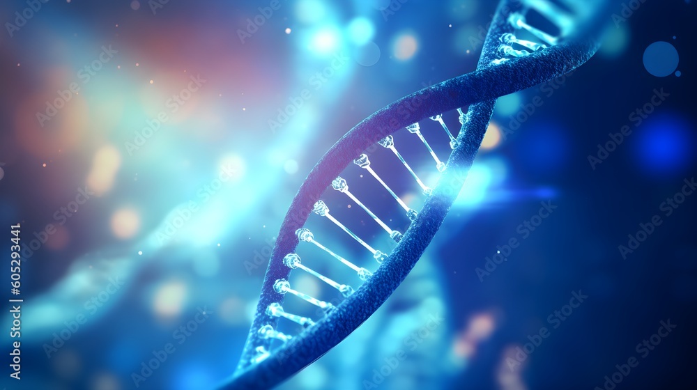 Human DNA genome background with copy space Stock Illustration | Adobe ...