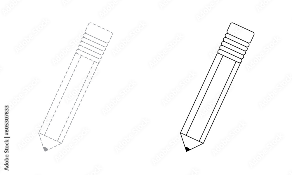 Tracing lines for toddlers. Handwriting practice sheet. Educational ...