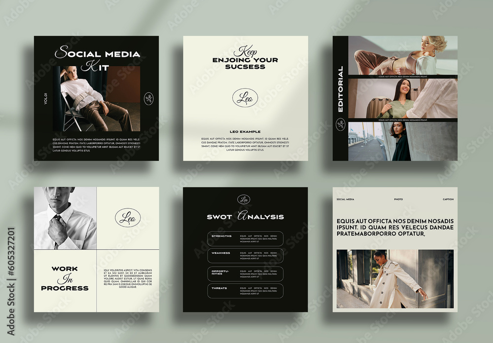 Social Media Kit Template Stock Template | Adobe Stock