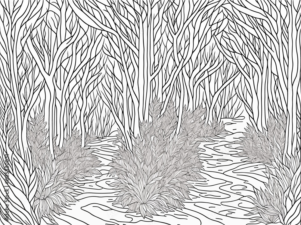 Nature's cathedral: Pillars of towering trees, their interlocking ...