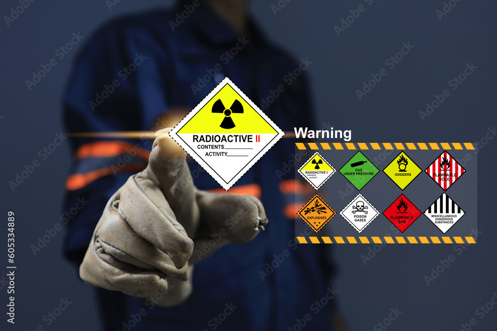 Authorities or specialists point out warning signs for chemical or ...