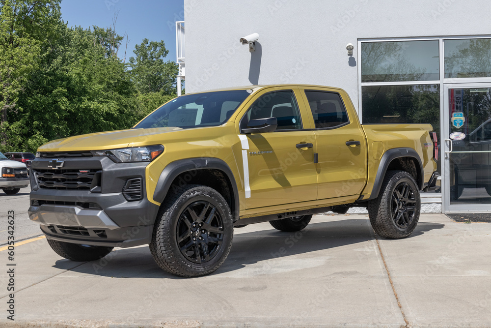 Chevrolet Colorado Trailboss display. Chevy offers the Colorado in the ...