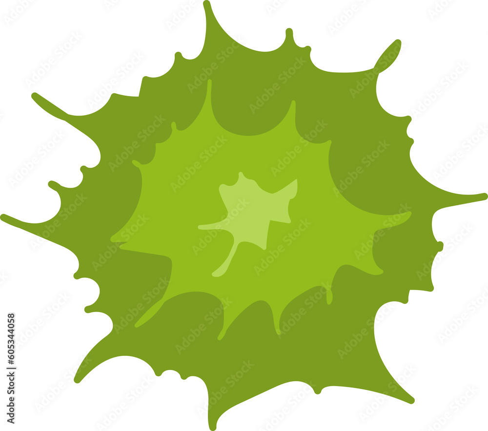 Tree or plant top view for landscape design. Icon colored tree for ...